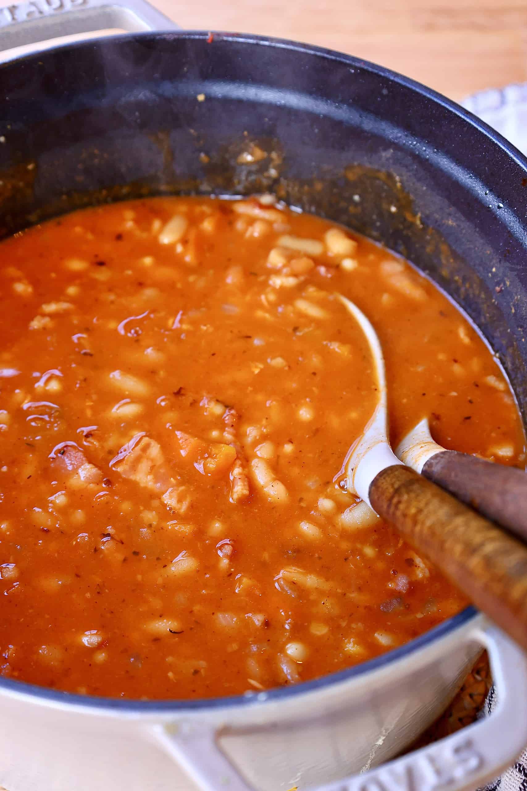 Hearty White Bean and Couscous Stew. - Healthy Elizabeth