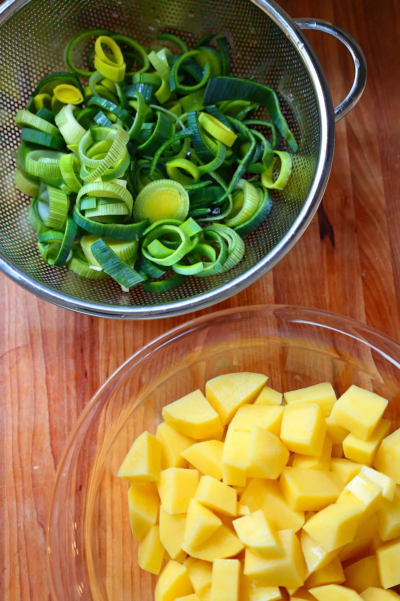 Instant Pot Potato Leek Soup. - Healthy Elizabeth