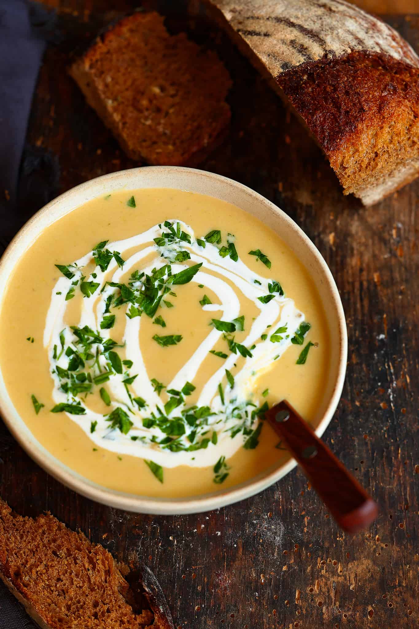 Instant Pot Potato Leek Soup. - Healthy Elizabeth