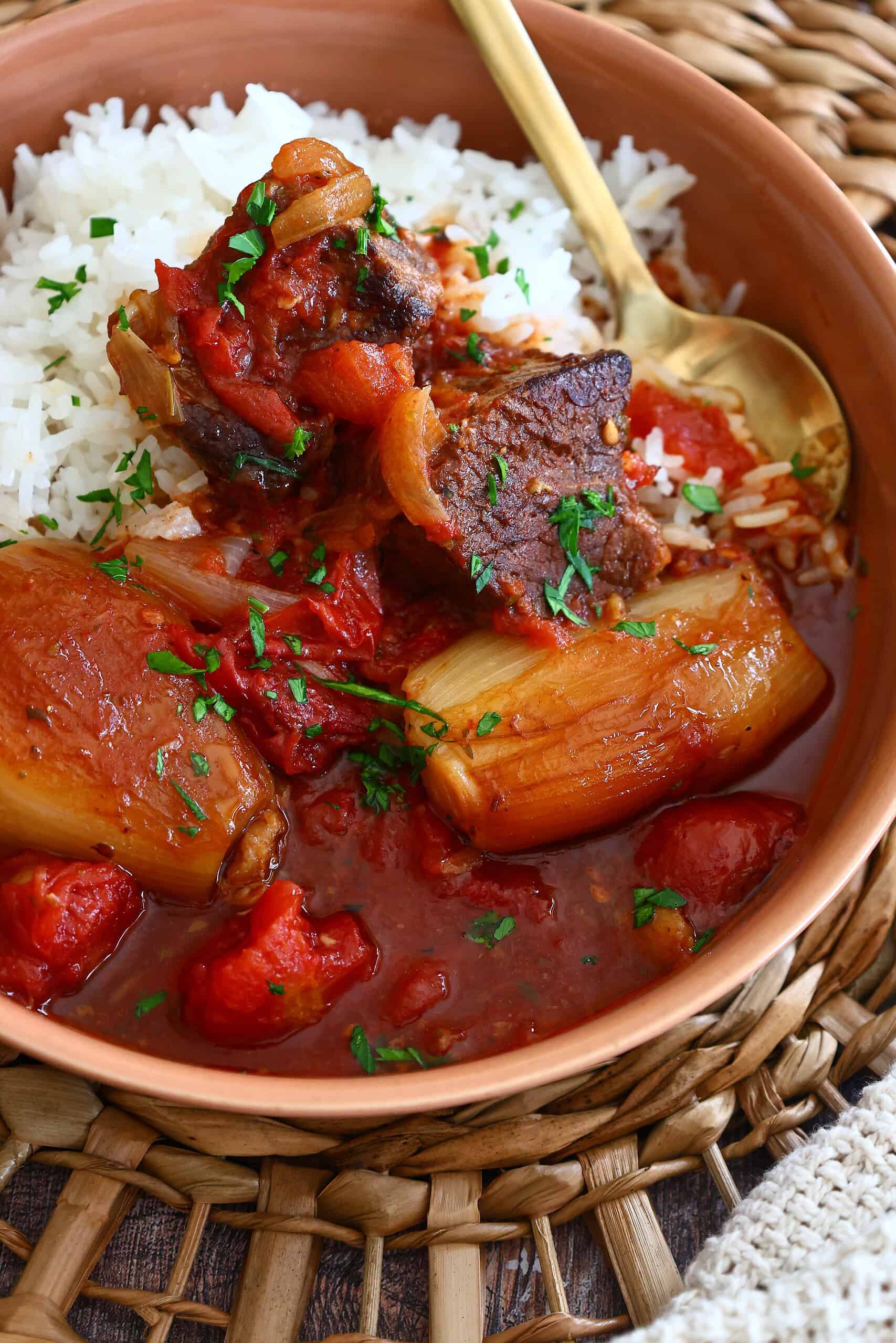 Slow Cooker Beef Roast with Shallots - Healthy Elizabeth